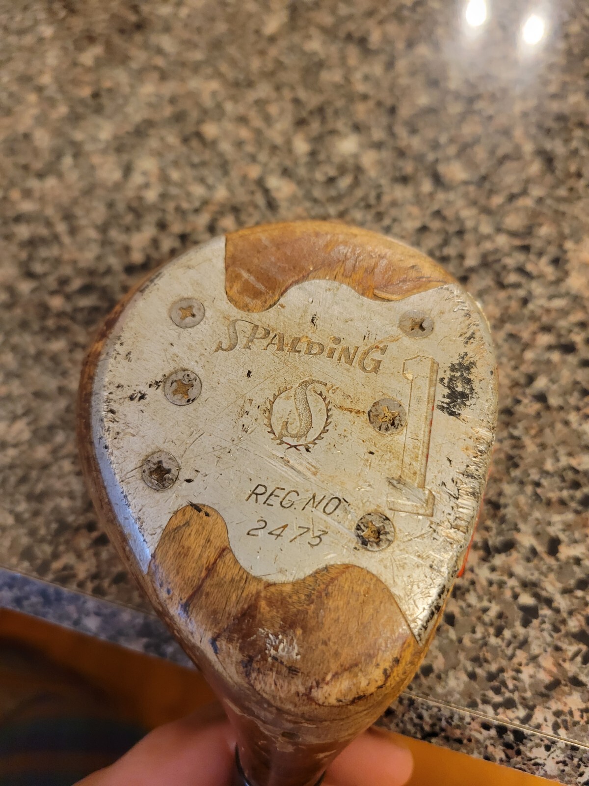 Vintage Spalding 1 Wood Reg No 2473 Right Handed Bob Goalby personal | eBay