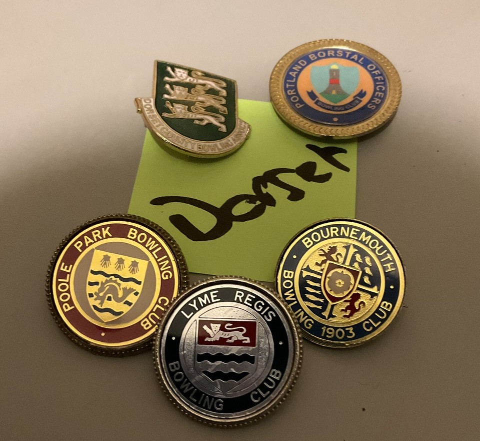 Bowls Club Badges - Dorset, Wiltshire & Hampshire | eBay UK