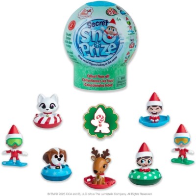 ELF ON THE SHELF Secret Snow Prize blind bag series 3 Snow globe ...
