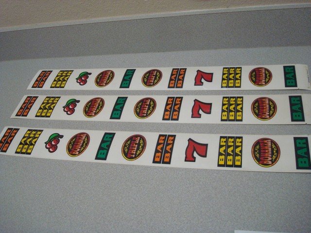 IGT Slot Machine Reel Strips Triple Bonanza 84859000 | eBay