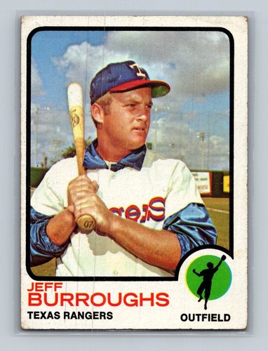 1973 Topps Jeff Burroughs Texas Rangers Baseball Card #489 | eBay