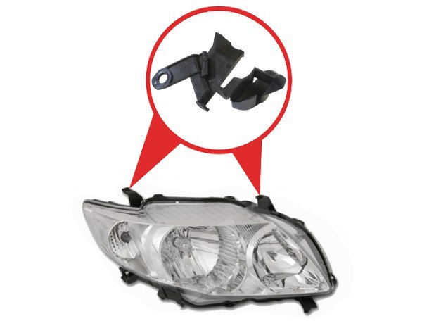 HEADLAMP HEADLIGHT BRACKET TAB REPAIR FRONT RIGHT FOR TOYOTA COROLLA X ...