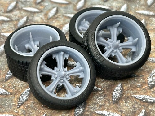 Resin 1/24 Scale 21/20-Inch “Spiked Evil 2.0” model car wheels, 1/25 | eBay