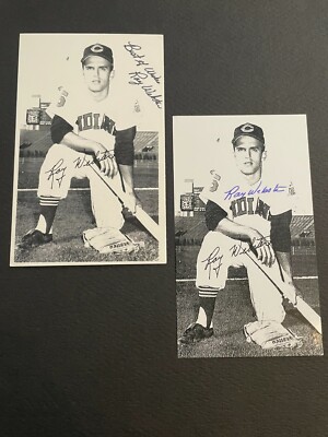 Ray Webster Cleveland Indians Postcards 2 Autographed | eBay