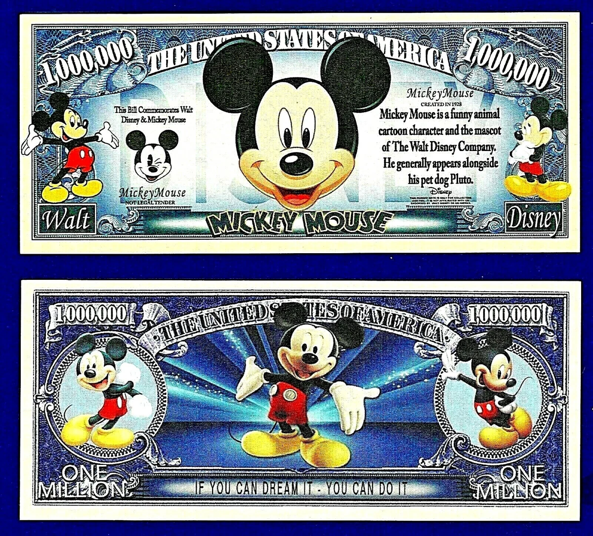 5 Dollar Cartoon Money