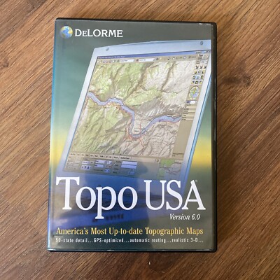 DeLORME-TOPO USA version 6.0 For WindowsXP Genuine! | eBay