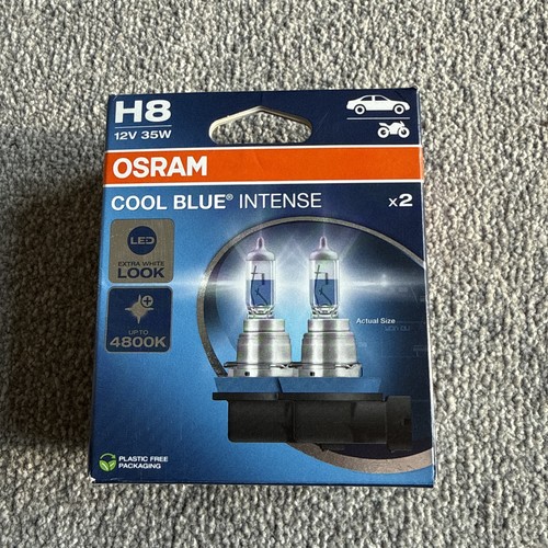 OSRAM Cool Blue Intense Next Gen H8 Headlight Bulbs (Twin) 64212CBN-HCB ...