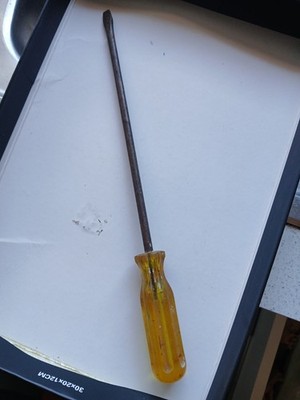 Vintage Turner T131 flat head slot screwdriver Tuflite Australian made ...
