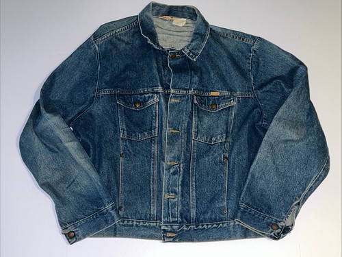 Vintage Rustler Denim Blue Jacket 2XL/XXL Made in USA - Cowboy Western ...