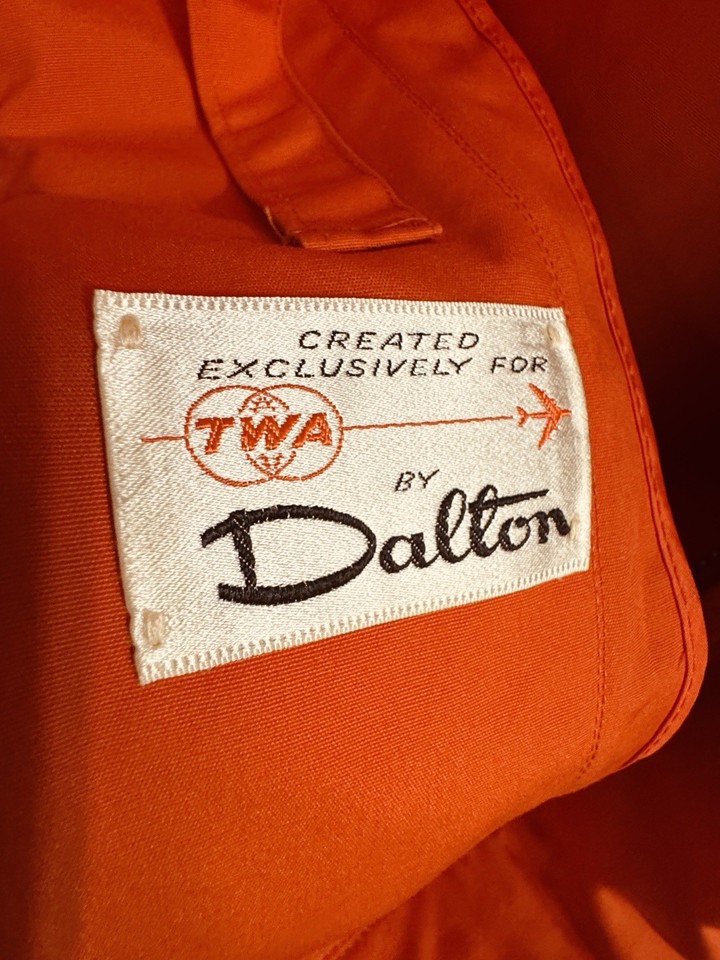 Incredibly Rare 1960s Dalton For TWA Capulet Jacket Stewardess Uniform ...