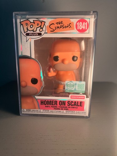 Funko Pop! Plus The Simpsons Homer On Scale LE 5000 #1841 | eBay