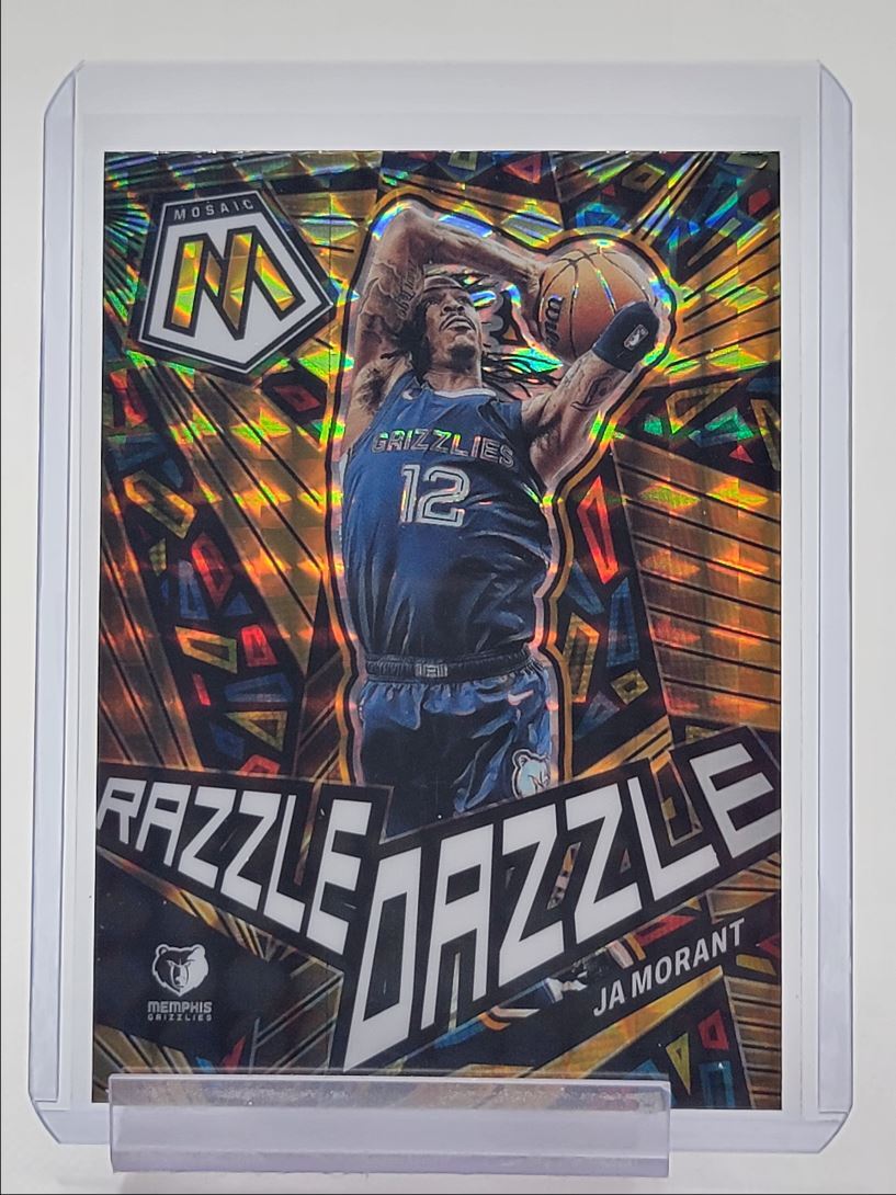 JA MORANT 2022-23 MOSAIC RAZZLE DAZZLE PRIZM CASE HIT SP GRIZZLIES ...