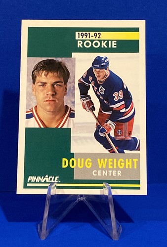 1991-92 Pinnacle Doug Weight Rookie Card #310 New York Rangers RC | eBay