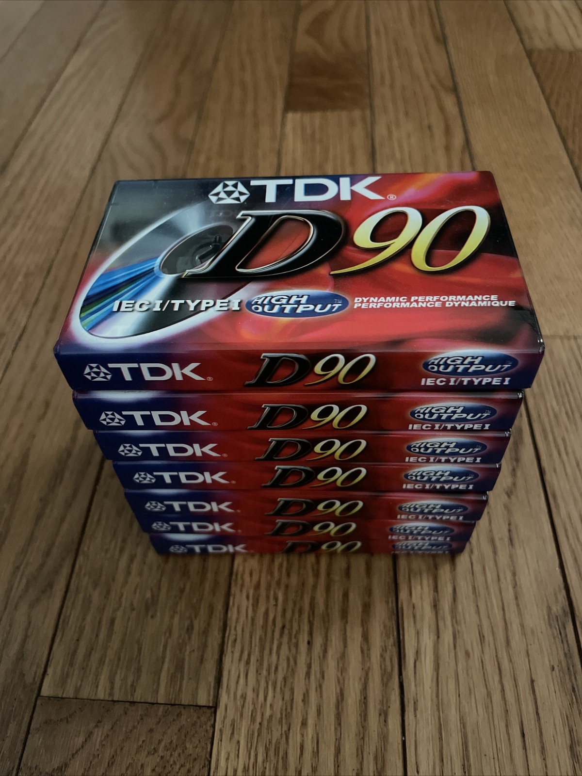 TDK Audio Cassette D90 IEC1 Type 1 High Output Lot Of 7 | eBay