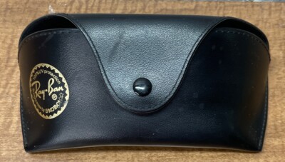 RAY-BAN SOFT LEATHER EYEGLASSES SUNGLASSES SNAP CASE | eBay