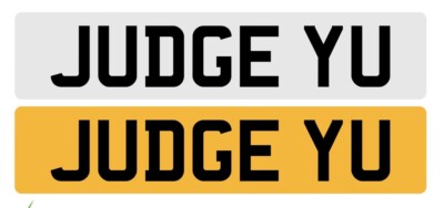 Funny Rude Private Plate Judge You private number plates JUDGE YOU ...