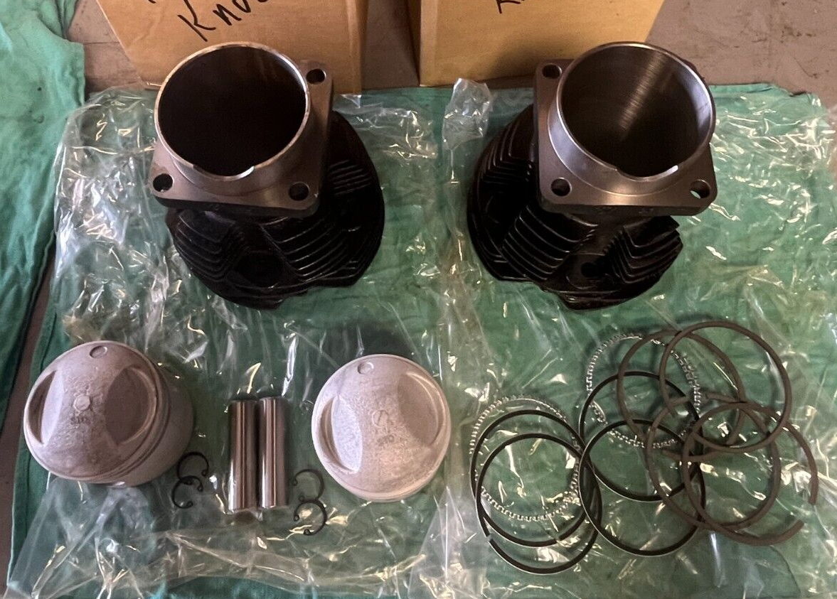Harley Knucklehead 74" Cylinder Set w/ Pistons 1941 - 1947 FL 1200cc ...