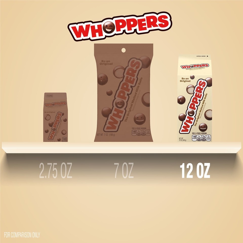 Whoppers, Malted Milk Ball Candy, Movie Snack, 12 oz, Carton | eBay