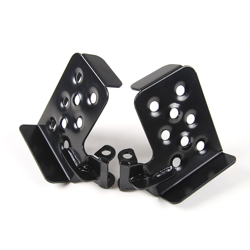 2Pcs Foldable Side Door Pedal Hinge Step Foot Peg for Jeep Wrangler TJ ...
