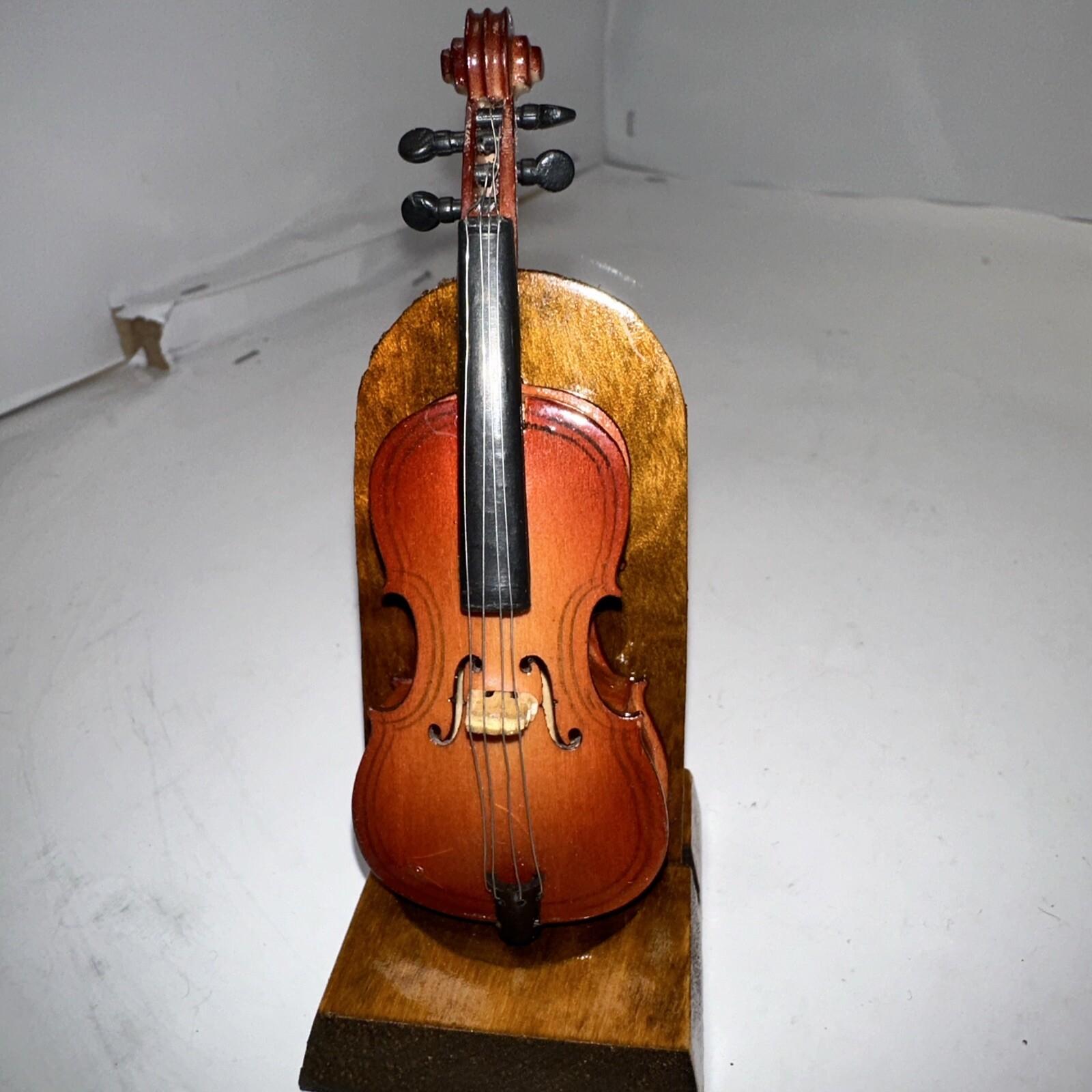 Dollhouse Miniature Cello and Bow Wood 4" 1:10 Scale Instrument | eBay