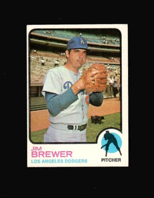 1973 Topps #126 JIM BREWER Dodgers EXMT | eBay