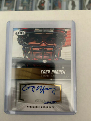 Cory Harkey 2012 HIT Rookie Auto Card #A87 Serial #224/250 | eBay