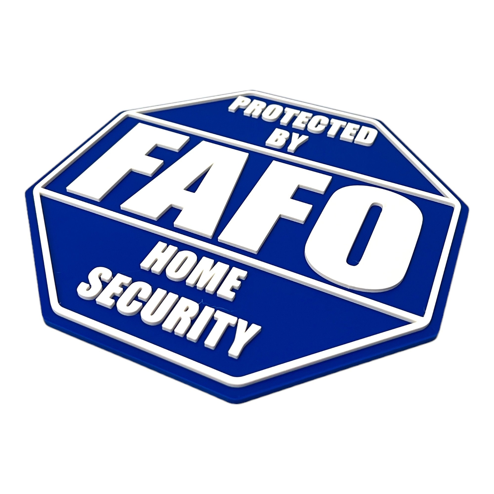 Protected by FAFO Home Security 3D-Printed Wall Sign - Deter with Humor ...