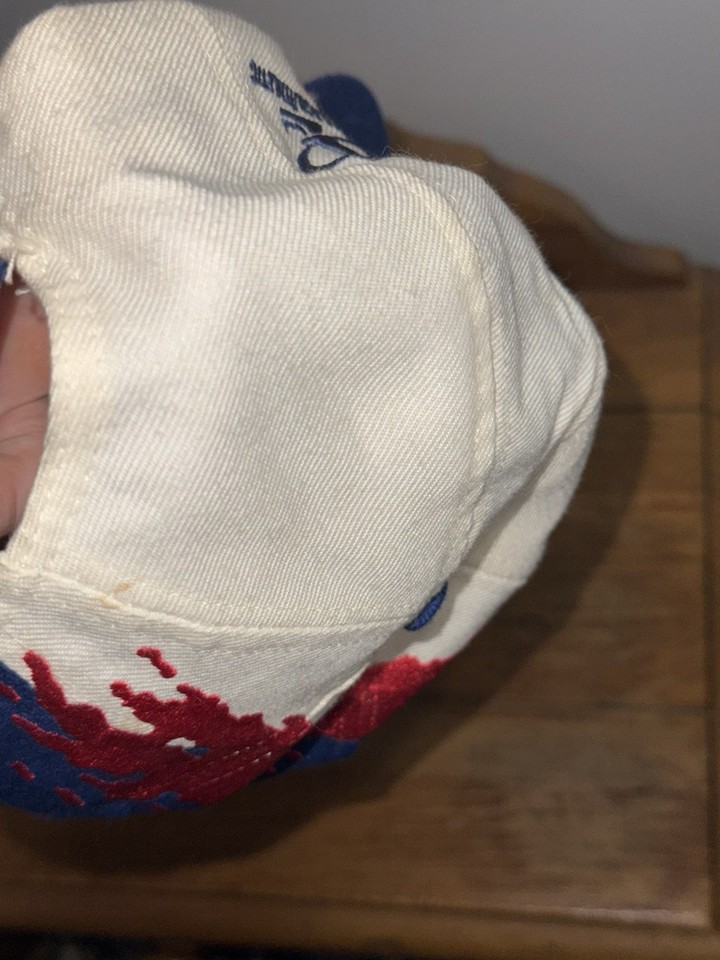 Vintage splash 90s New England Patriots Logo Athletic Pro Line Snapback ...