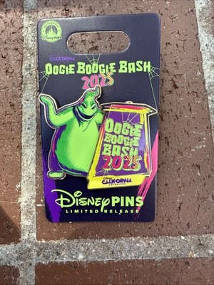 DISNEY 2025 OOGIE BOOGIE BASH LOGO PIN CALIFORNIA ADVENTURE NIGHTMARE ...