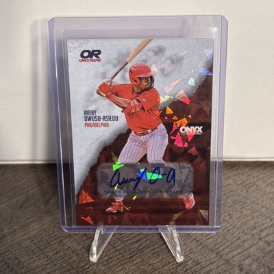 2024 Onyx Rips Baseball Avery Owusu-Asiedu Autograph /465 Philadelphia ...