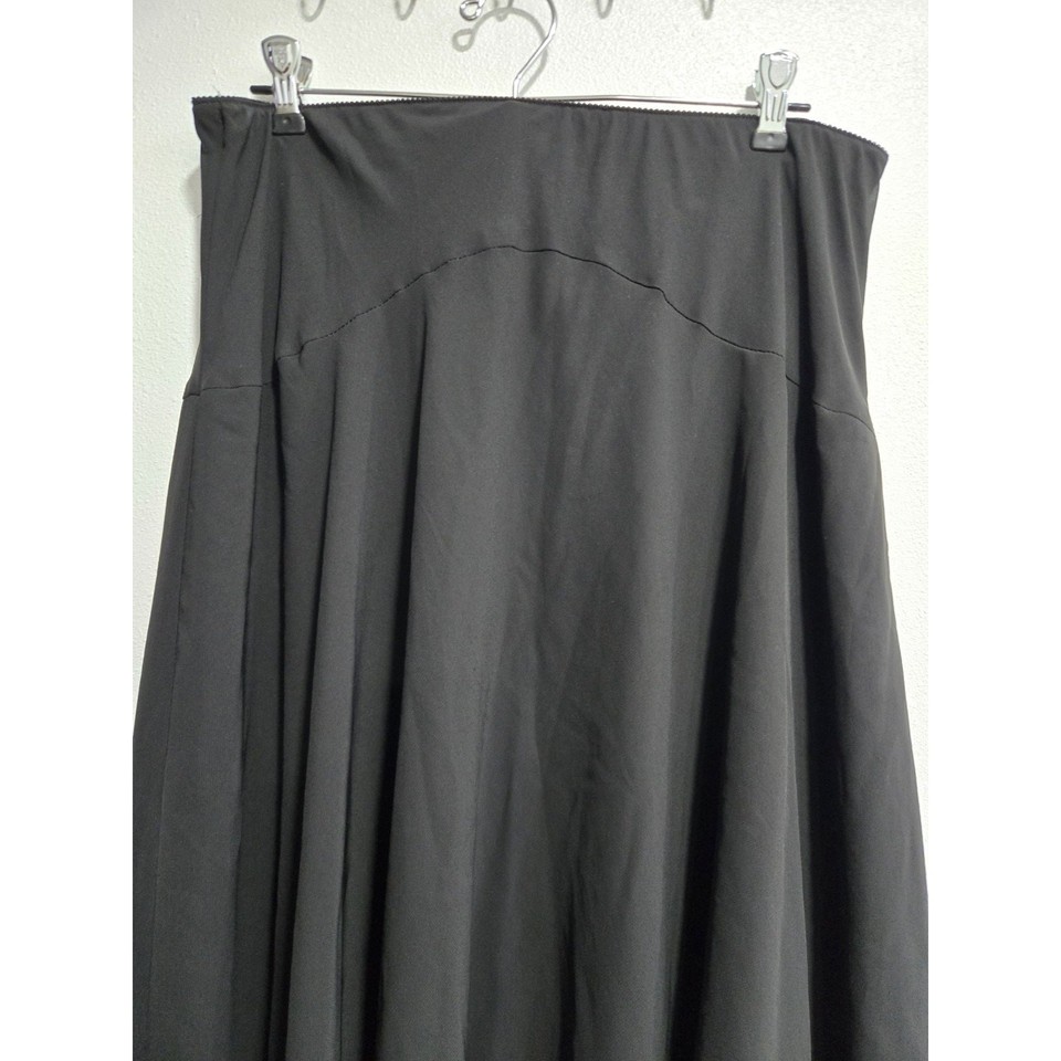 Alex Evenings Black High Low Layered Chiffon Skirt Women’s XL Formal ...