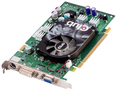Graphic Card CLUB3D Nvidia Geforce 6600GT 128MB CGNX-G668TVD PCI-Ex16 ...