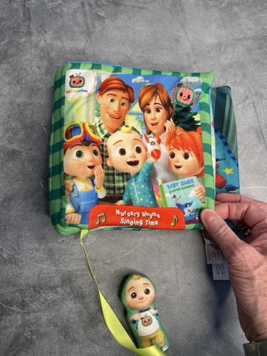 Cocomelon Nursery Rhyme Singing Time Musical Plush Puppet Soft Book | eBay