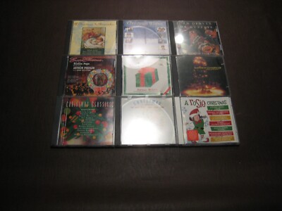 Christmas CD'S Assorted lot 9 Included | eBay