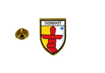 pins pin's flag national badge backpack hat shield world canada nunavut ...