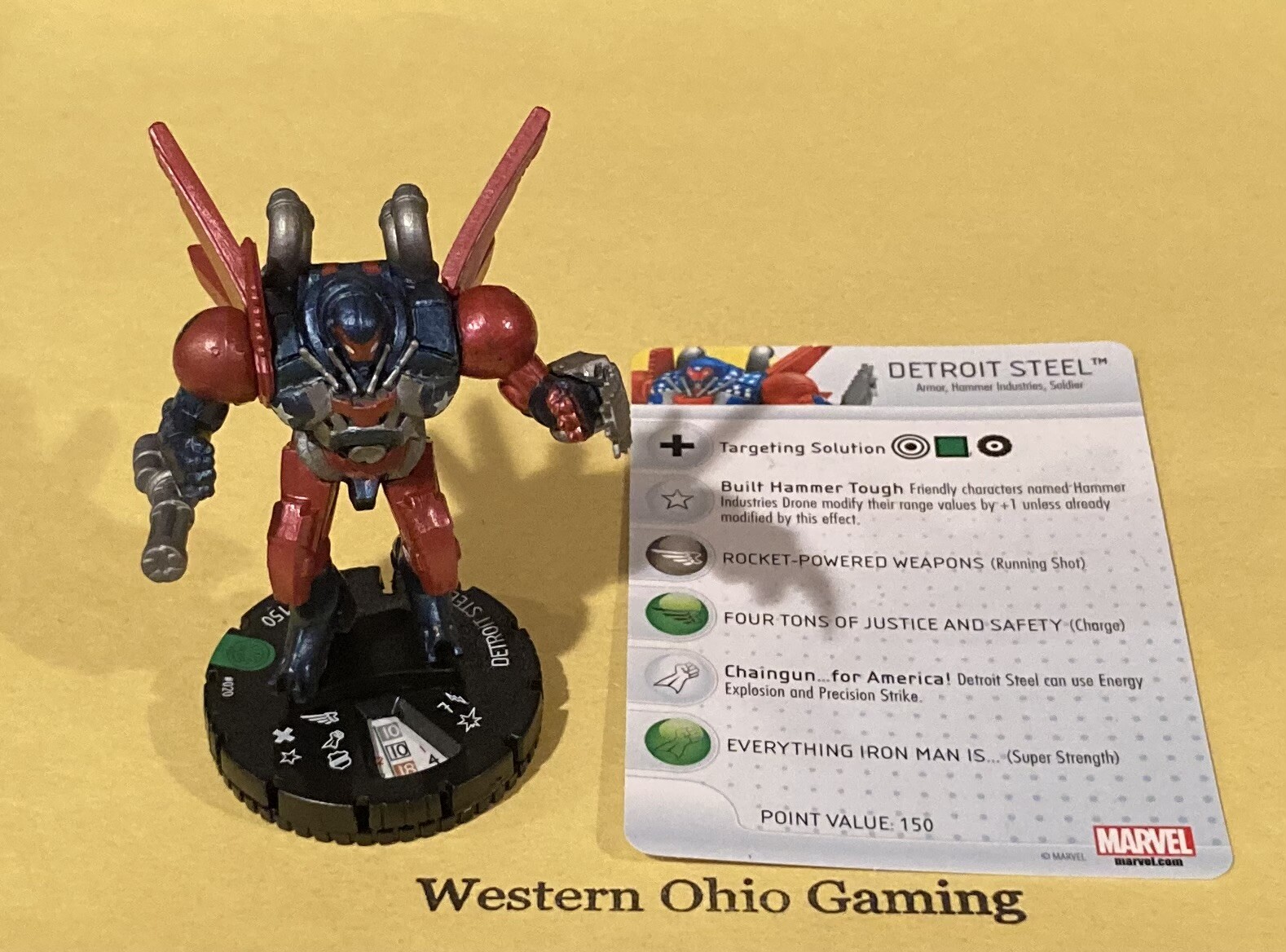 Marvel Heroclix Detroit Steel #020 USED The Invincible Iron Man Single ...