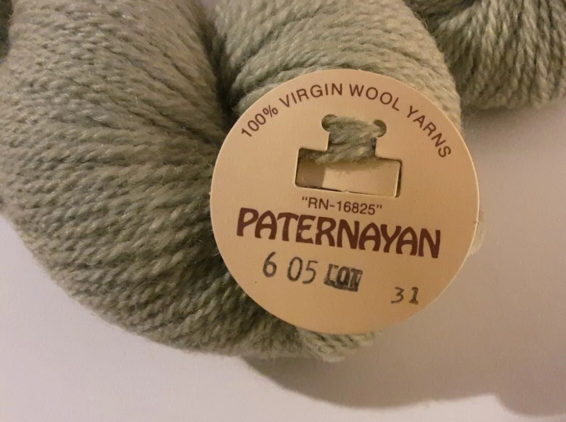 1 Knot Paternayan 100% Virgin Wool Yarn 4oz Lt Green # 605 New | eBay