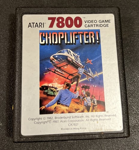 Choplifter (Atari 7800, 1987) Authentic Cartridge Only Works 77000400437 | eBay