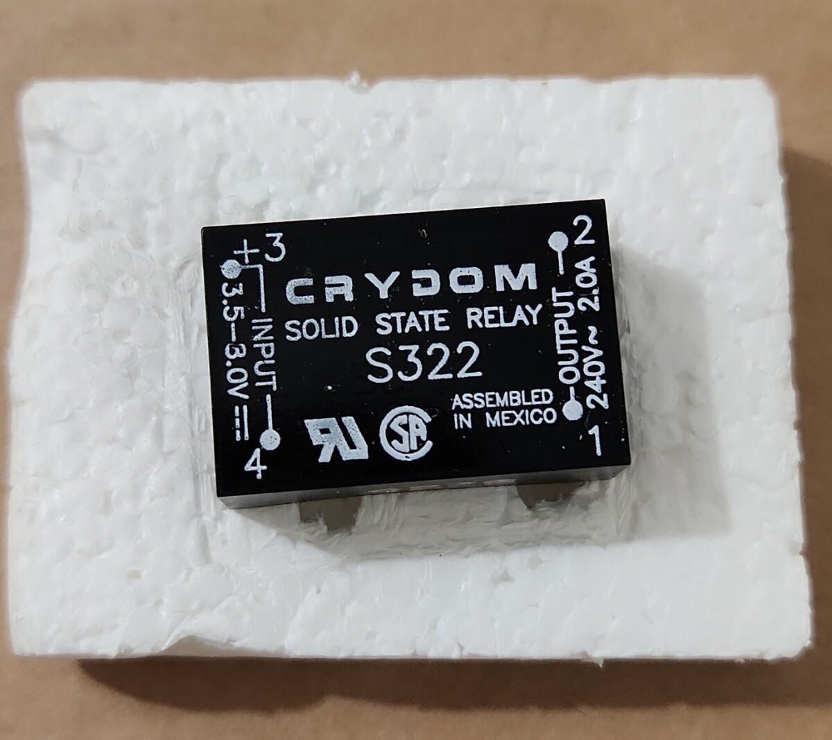 *NEW SURPLUS* Crydom S322 Solid State Relay Input: 3.5-3V Out: 240V ...