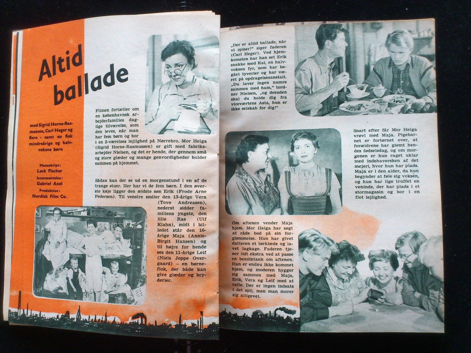 "UGE-REVYEN"1955.Ann Francis.Doris Day.Yvonne Mitchell.Bill Travers ...