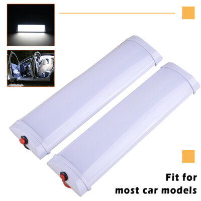 12V LED Roof Lights Ceiling Light Set / 2x For Car Truck Camper ...