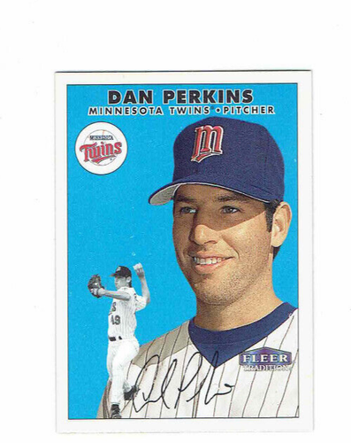 Dan Perkins Minnesota Twins Pitcher #167 Fleer Tradition 2000 #Baseball ...