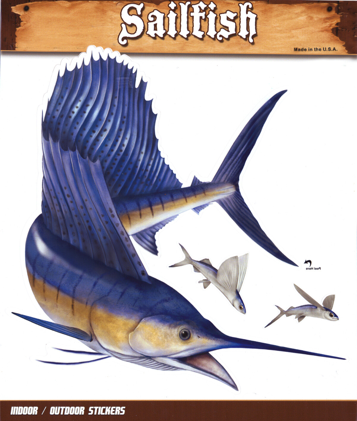 Sailfish Large Decal Sticker Right Left Facing Boats Trucks Fishing ...