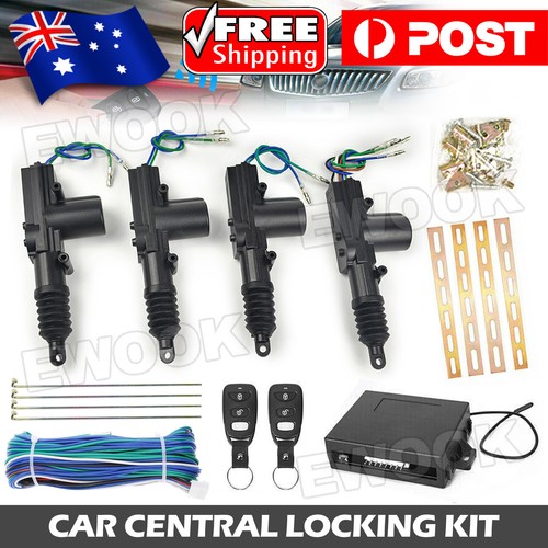 Auto Car Remote Central Locking kit 2 4 Door Key Control Keyless ...