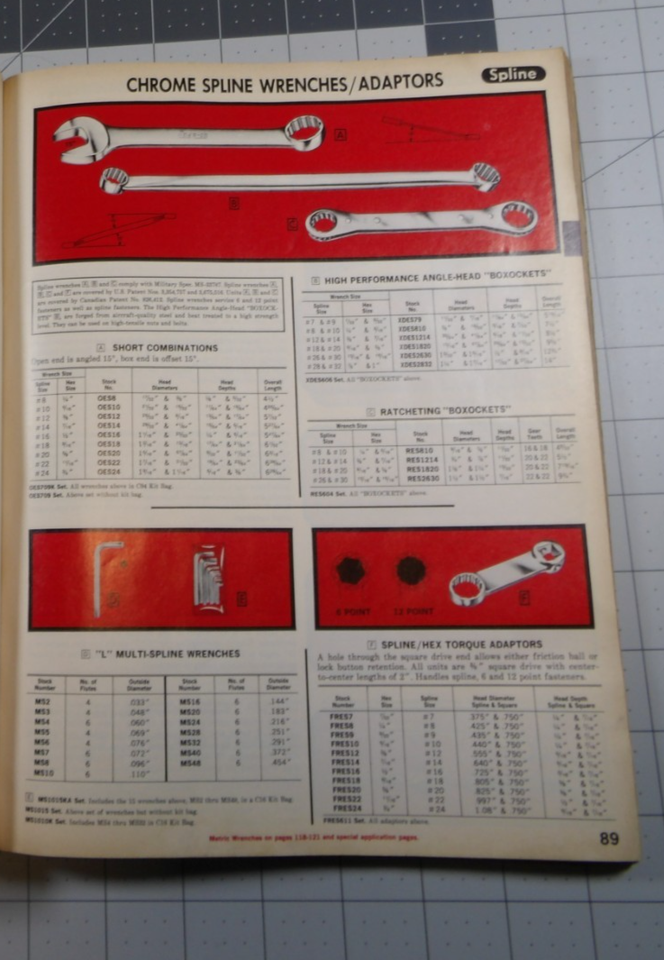 Vintage Old Snap-on Tools Catalog March 1979 Wrench Socket Tool Box ...