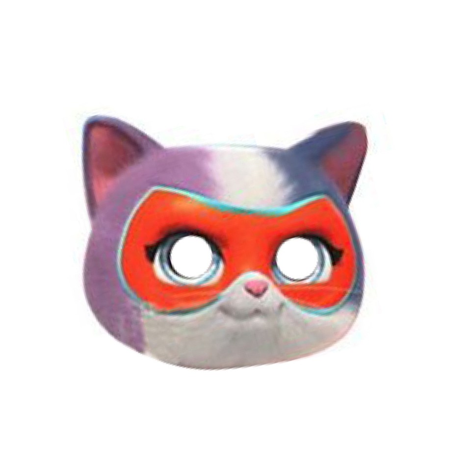 Kids Super Kitties Bitsy Ginny Cosplay Costume Jumpsuit Mask Halloween ...