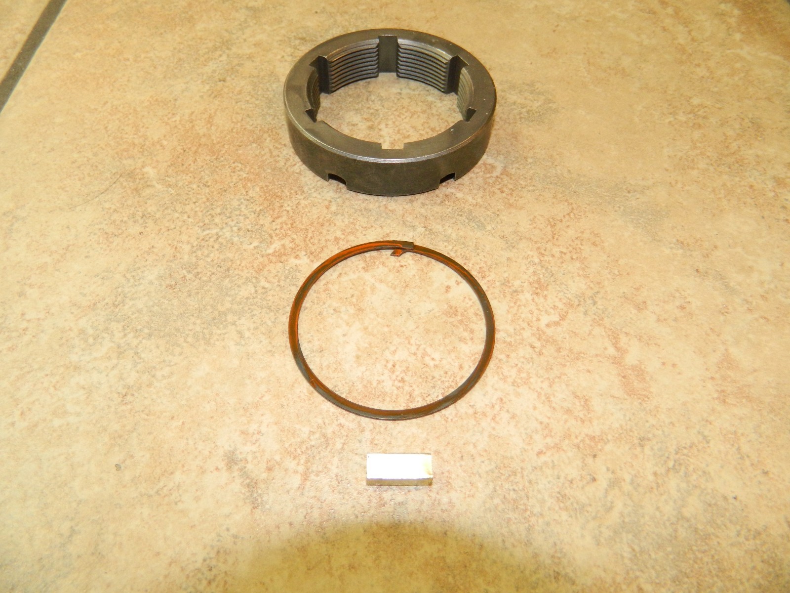 2003+ Dodge GM 14 Bolt 10.5 11.5 Rear Axle Spindle Nut Kit Lock Ring ...