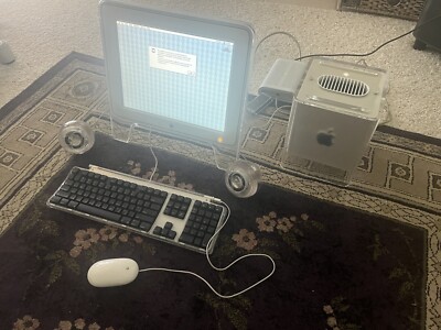 Apple PowerMac G4 Cube/Monitor/Speaker and 17" PowerBook G4 ...