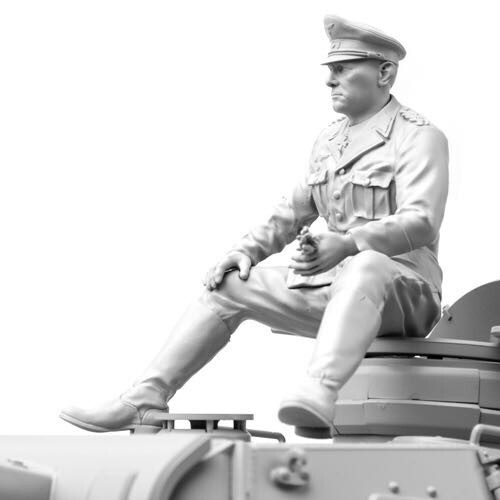 1/16 Resin German Tank Commander Officer only figure Unassembled ...