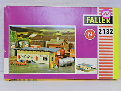 FALLER N SCALE U/A "PETROL FACILITY" MODEL KIT #2132 | eBay